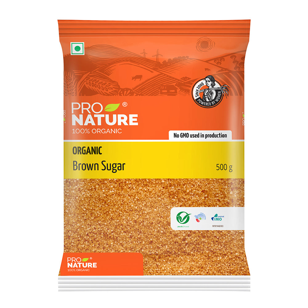 Organic Brown Sugar -500gm -ProNature – OrgFarm