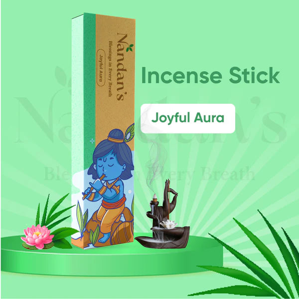 Nandan's -Joyful Aura Incense Stick – OrgFarm