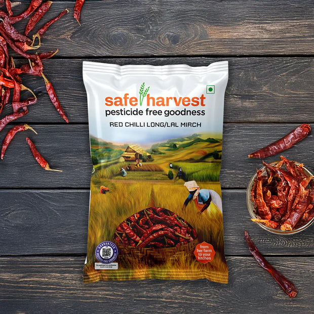 Red Chilli Long - Safe Harvest – OrgFarm