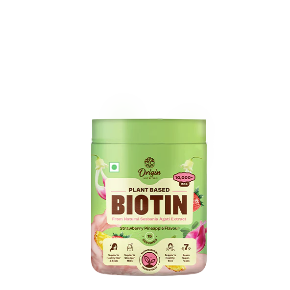 Plant Based Biotin - Strawberry & Pineapple flavored - Origin – OrgFarm