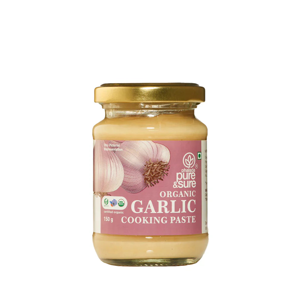 Pure &Sure Organic Garlic Cooking Paste – OrgFarm