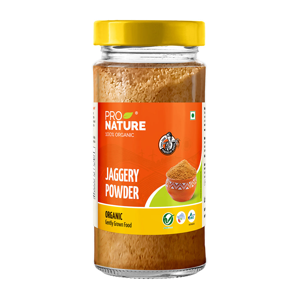 Organic Jaggery Powder 500g (Pouch) - Pro Nature – OrgFarm